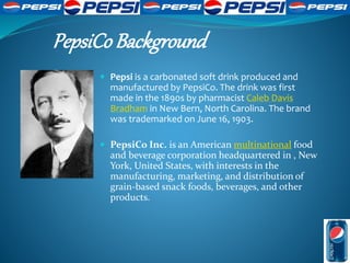 Distribution strategy of pepsico ppt | PPTX