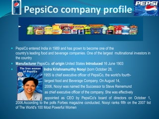 Distribution strategy of pepsico ppt | PPTX