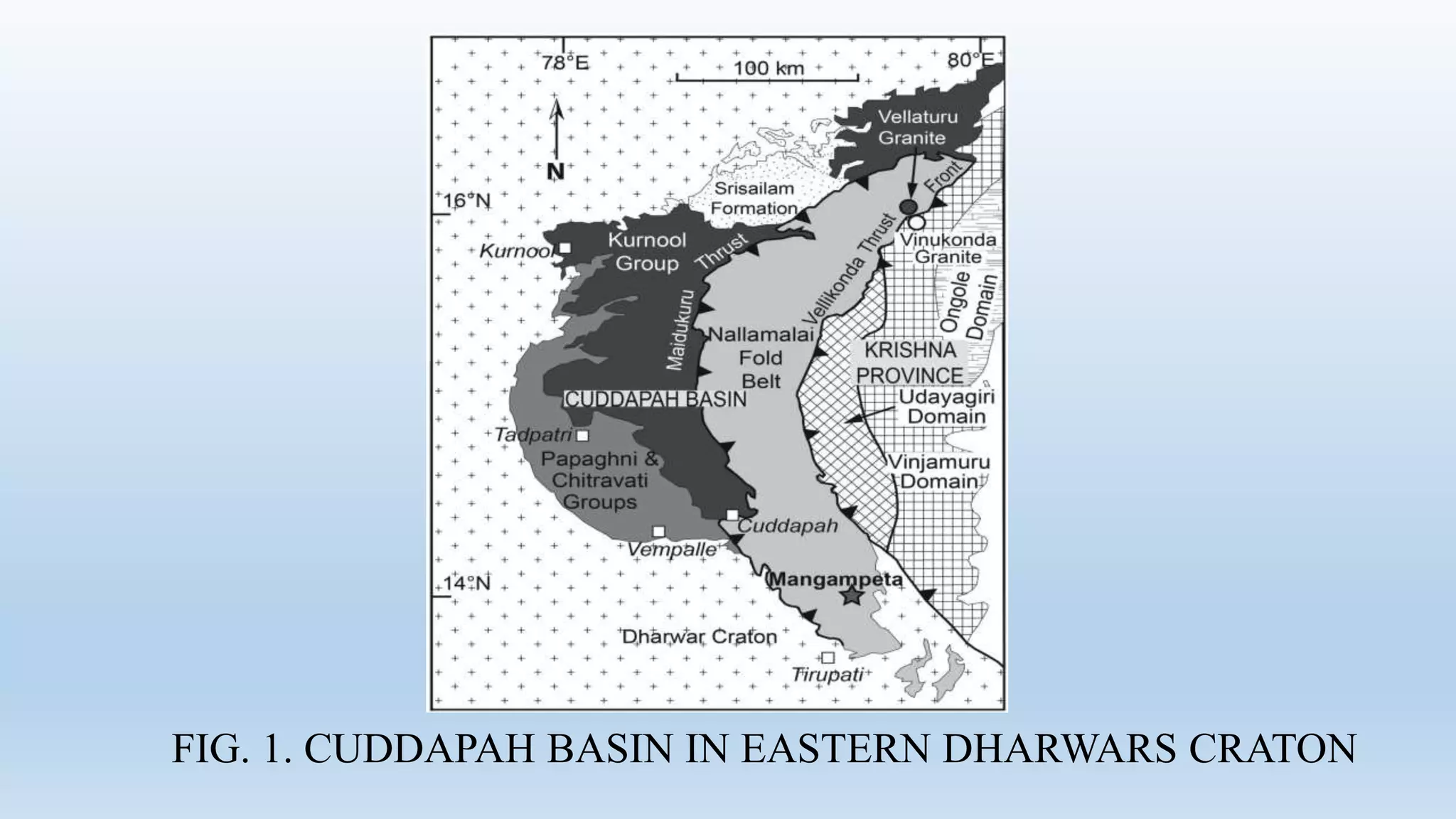 Distribution, stratigraphy and economic importance of cuddapah | PPTX