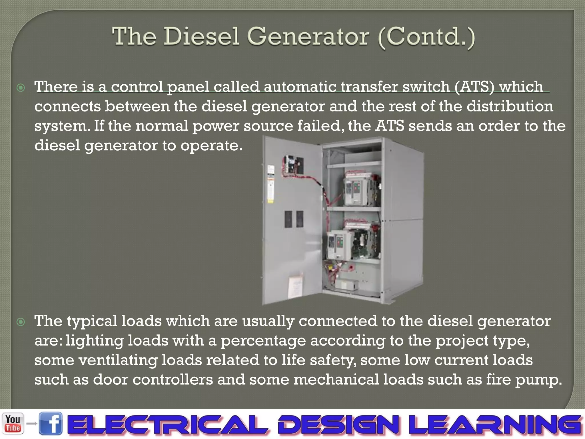 Distribution system exploration part.2 emergency power sources | PDF