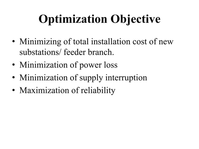Distribution System Planning.pptx | Computing | Technology & Computing