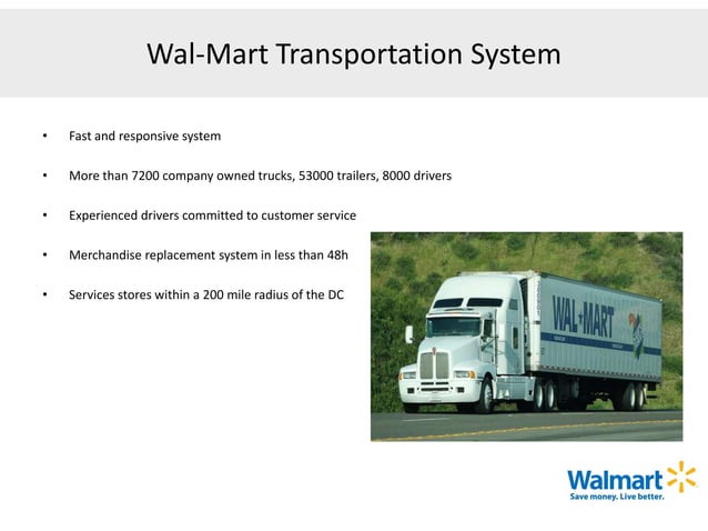 Distribution Systems in the Retail Industry a Walmart Case Study | PPTX | Logistics and ...
