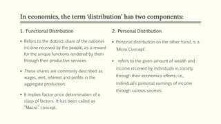 Distribution Theory.pptx | Government Support and Welfare | Financial ...