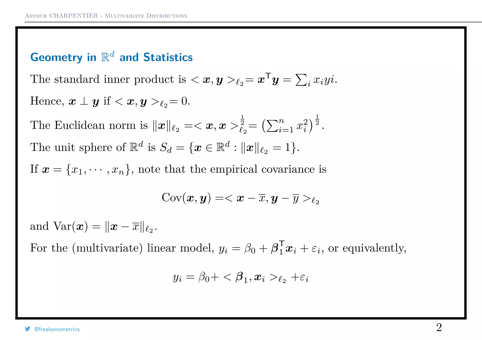 Multivariate Distributions, an overview | PDF