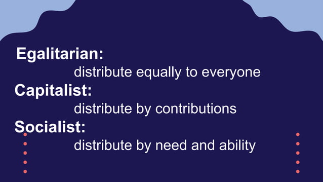 DISTRIBUTIVE-JUSTICE.pptx | Government Support and Welfare | Financial ...