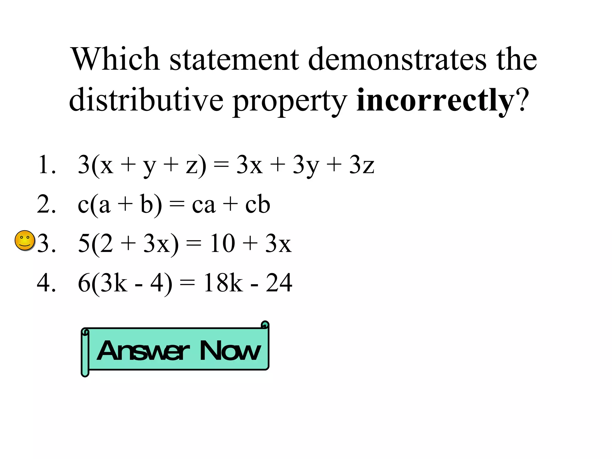 Distributive Property | PPT