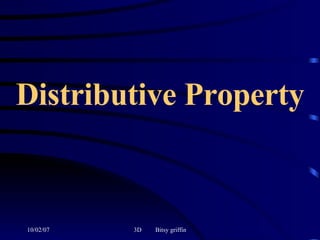 Distributive Property | PPT