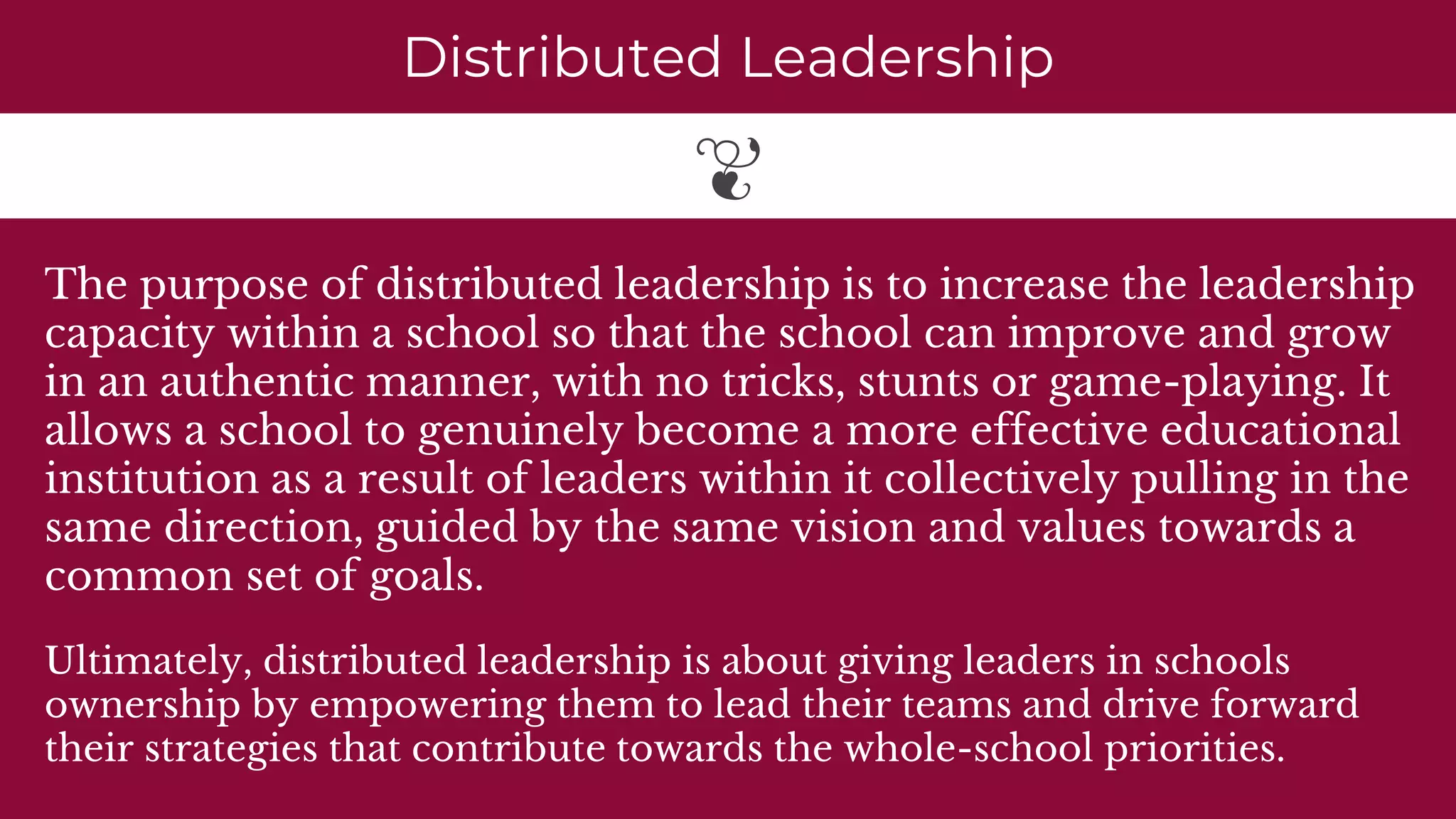 Distributive Leadership- basic discussion | PPTX
