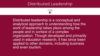 Distributive Leadership- basic discussion | PPTX