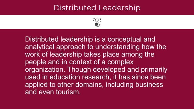 Distributive Leadership- basic discussion | PPTX