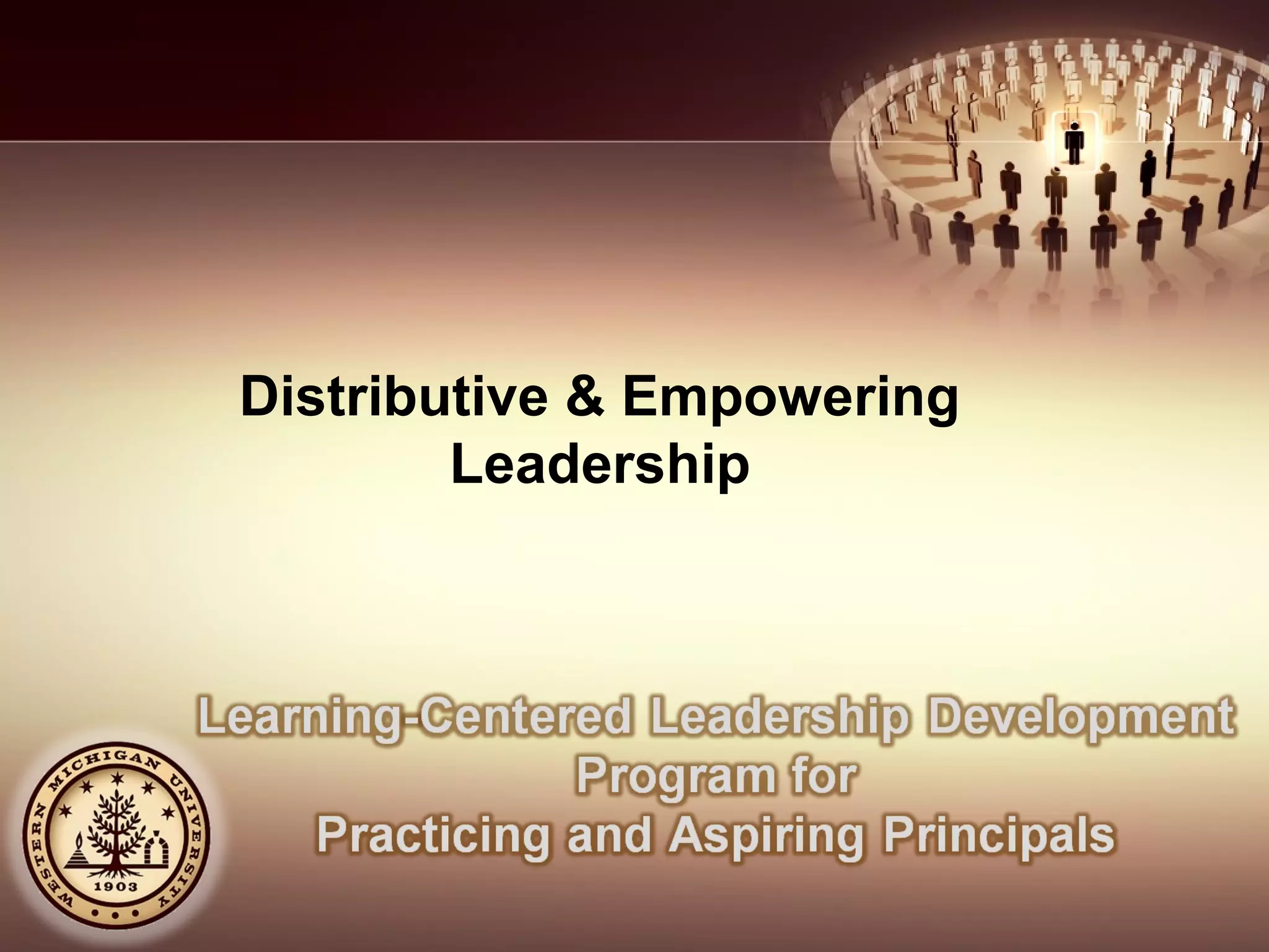 Distributive leadership (June 2013) (2) | PPT