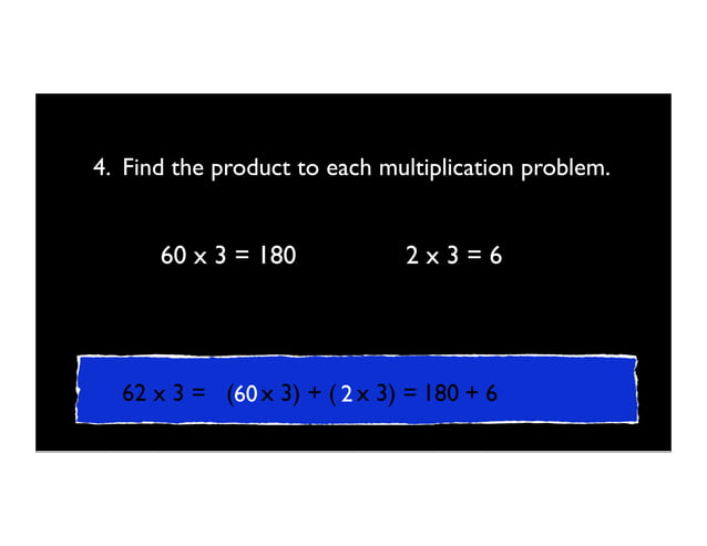 Distributive multiplication | PDF | Homework and Study | Education