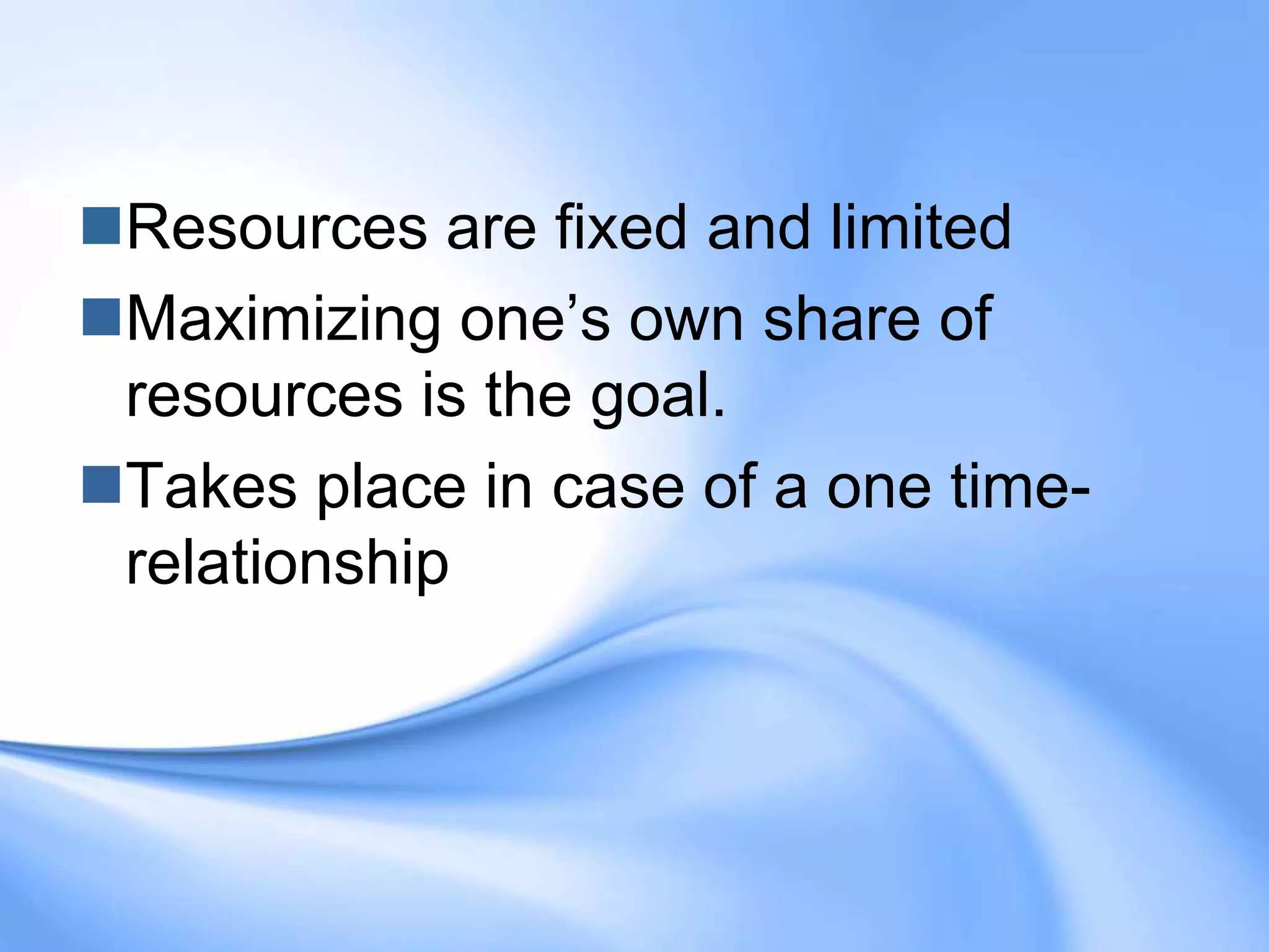 Distributive negotiation | PPT
