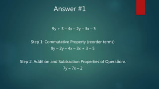 Distributive property | PPTX
