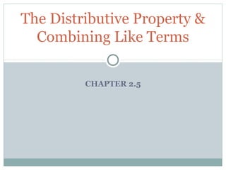 Distributive property ppt | PPT