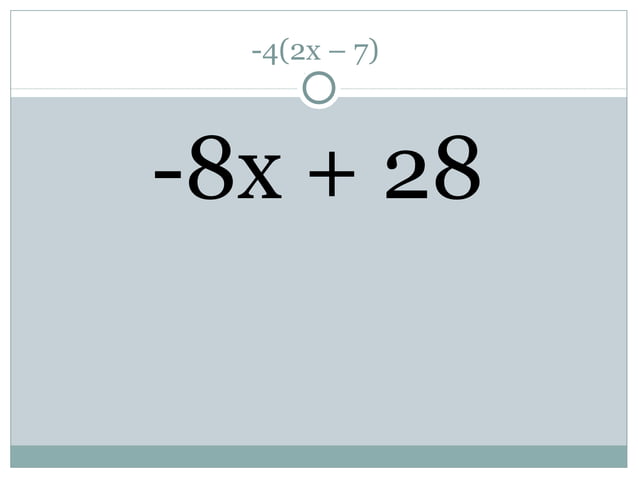 Distributive property ppt | PPT