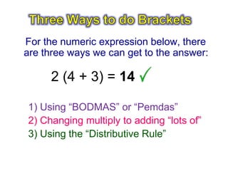 Distributive Property | PPTX