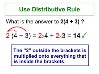 Distributive Property | PPTX