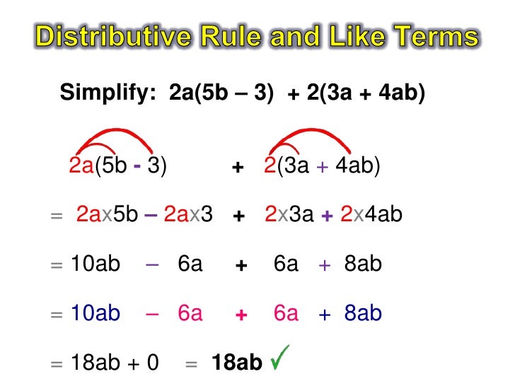 Distributive Property