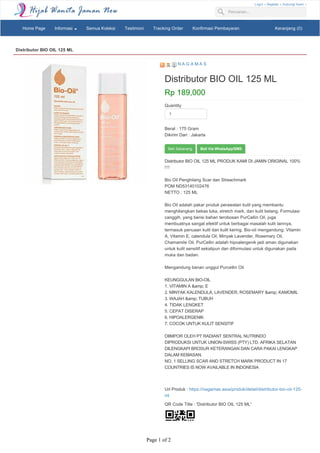 Distributor bio-oil-125-ml | PDF