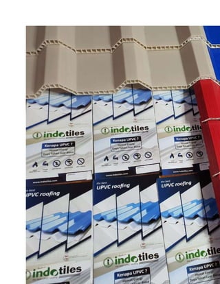 Distributor atap upvc alderon indotiles upvc di klaten | DOCX