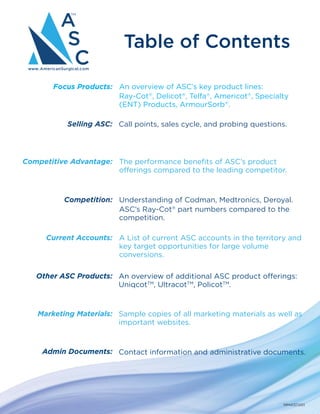 American Surgical Company - International Distributor Booklet | PDF