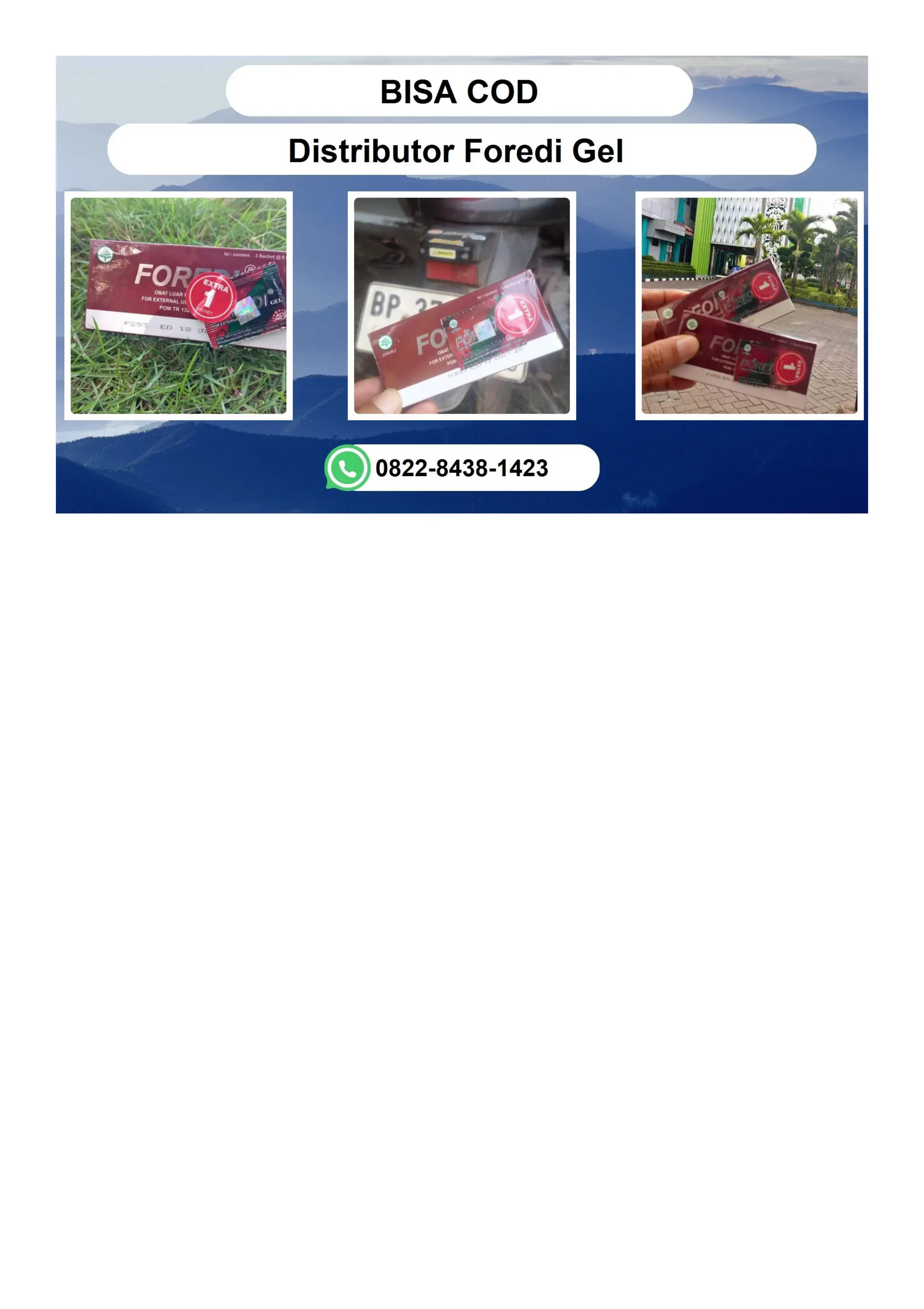 Bisa COD, 082284381423 Agen Foredi Gel Teluk Bintan | PDF