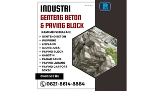 Distributor paving block rumput Malang | PPTX