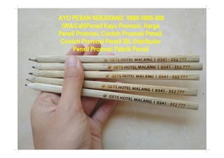 PROMO, 0813-2270-0999 Foto Pensil Kayu Custom PENCILVANIA, Pensil Logo ...