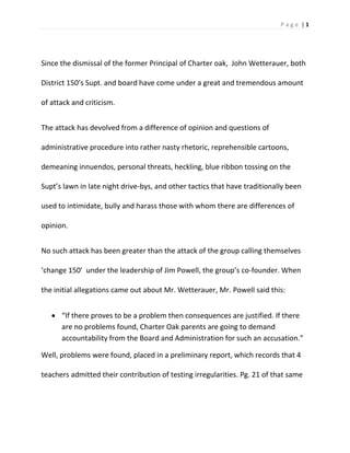 District 150 Press Conference 3/24/2014 | PDF