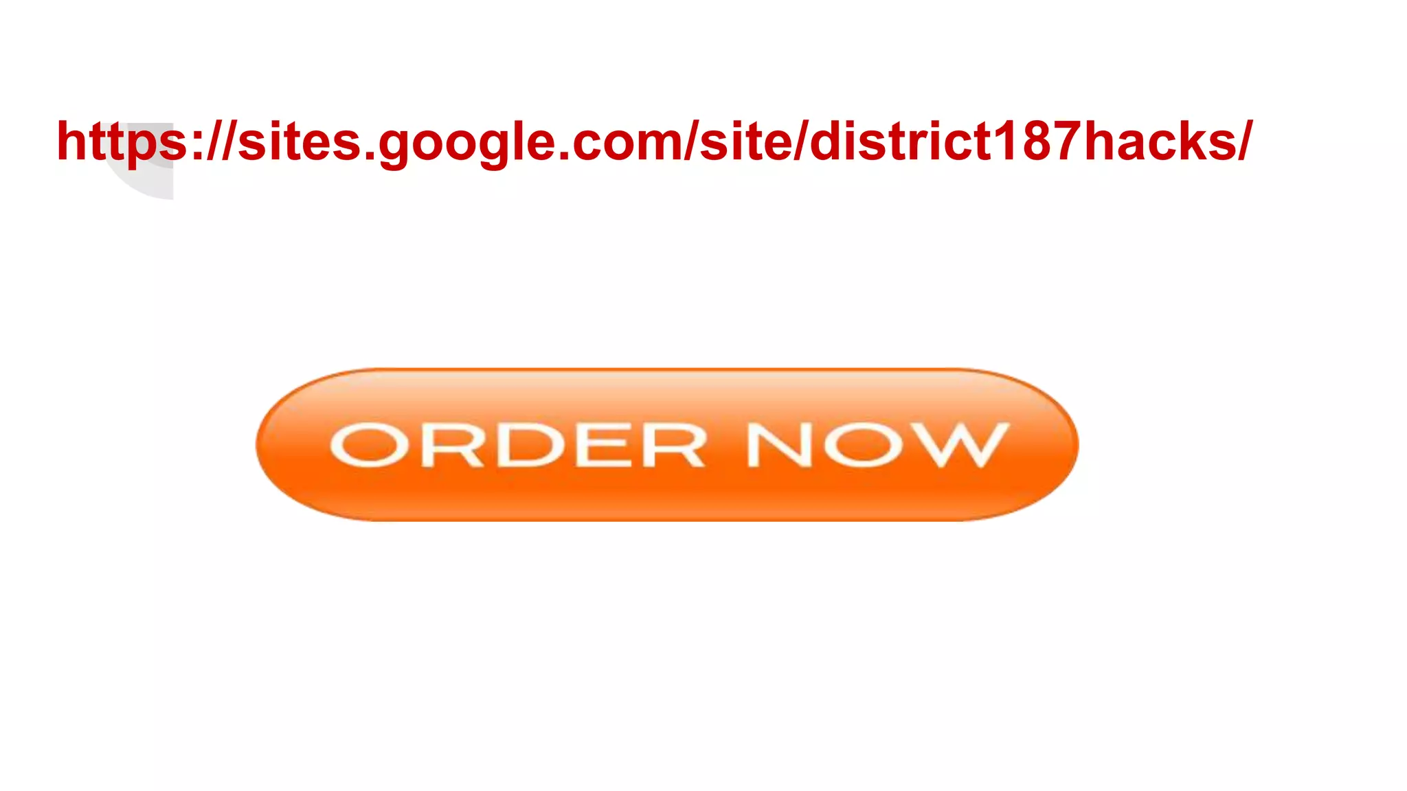 District 187 game | PPT