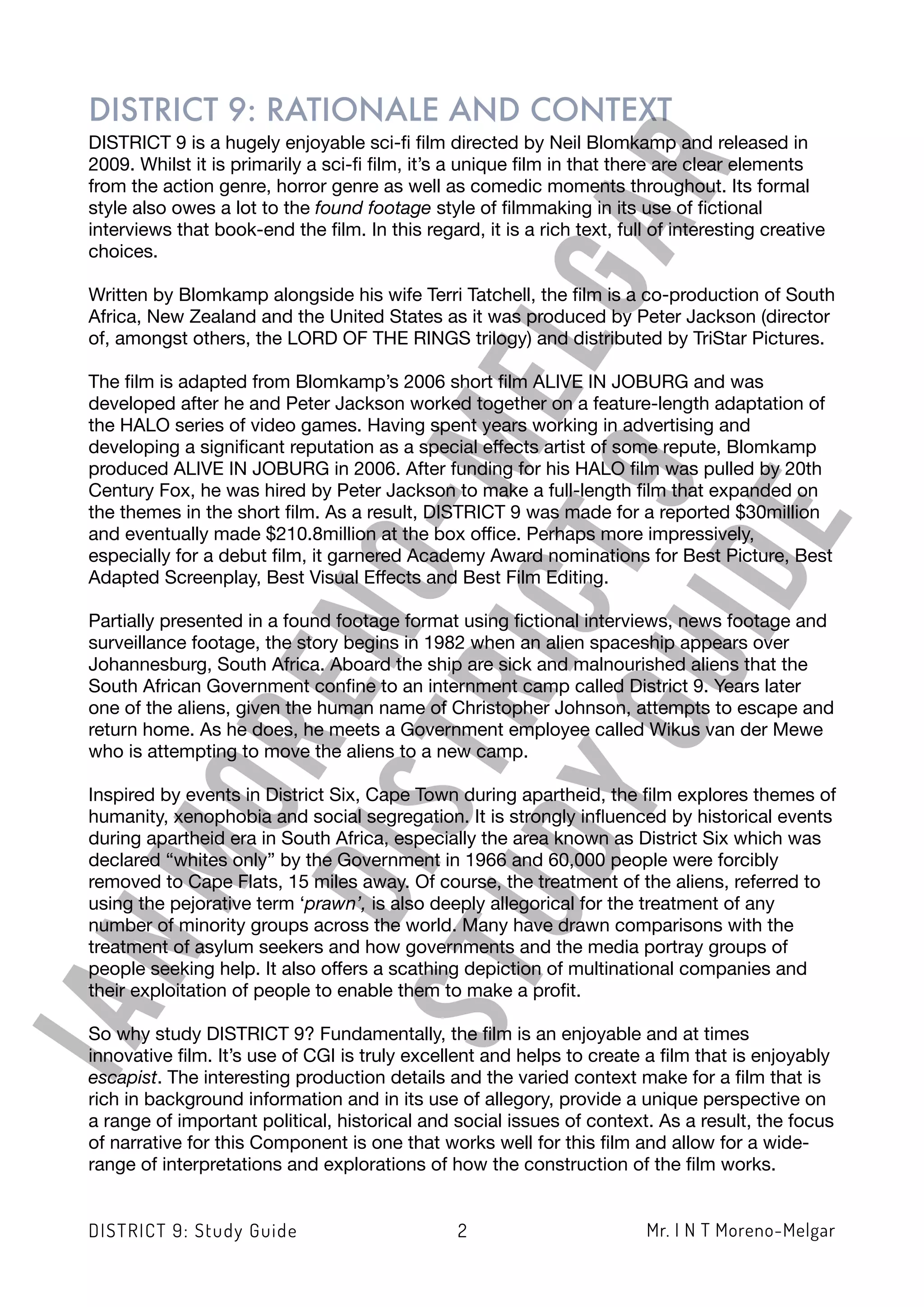 District 9 booklet preview | PDF