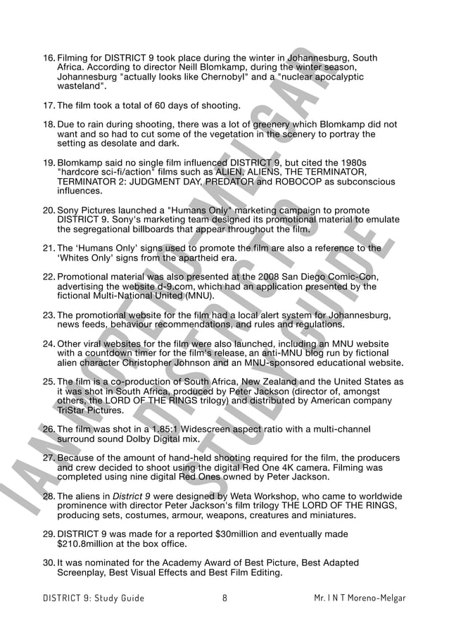 District 9 booklet preview | PDF