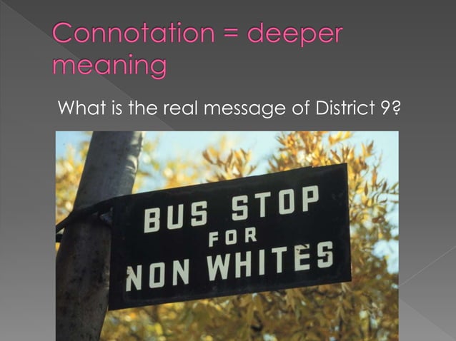 District 9 film analysis | PPTX | Science Fiction | Genres