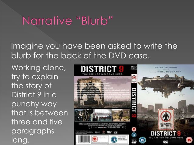 District 9 film analysis | PPTX | Science Fiction | Genres