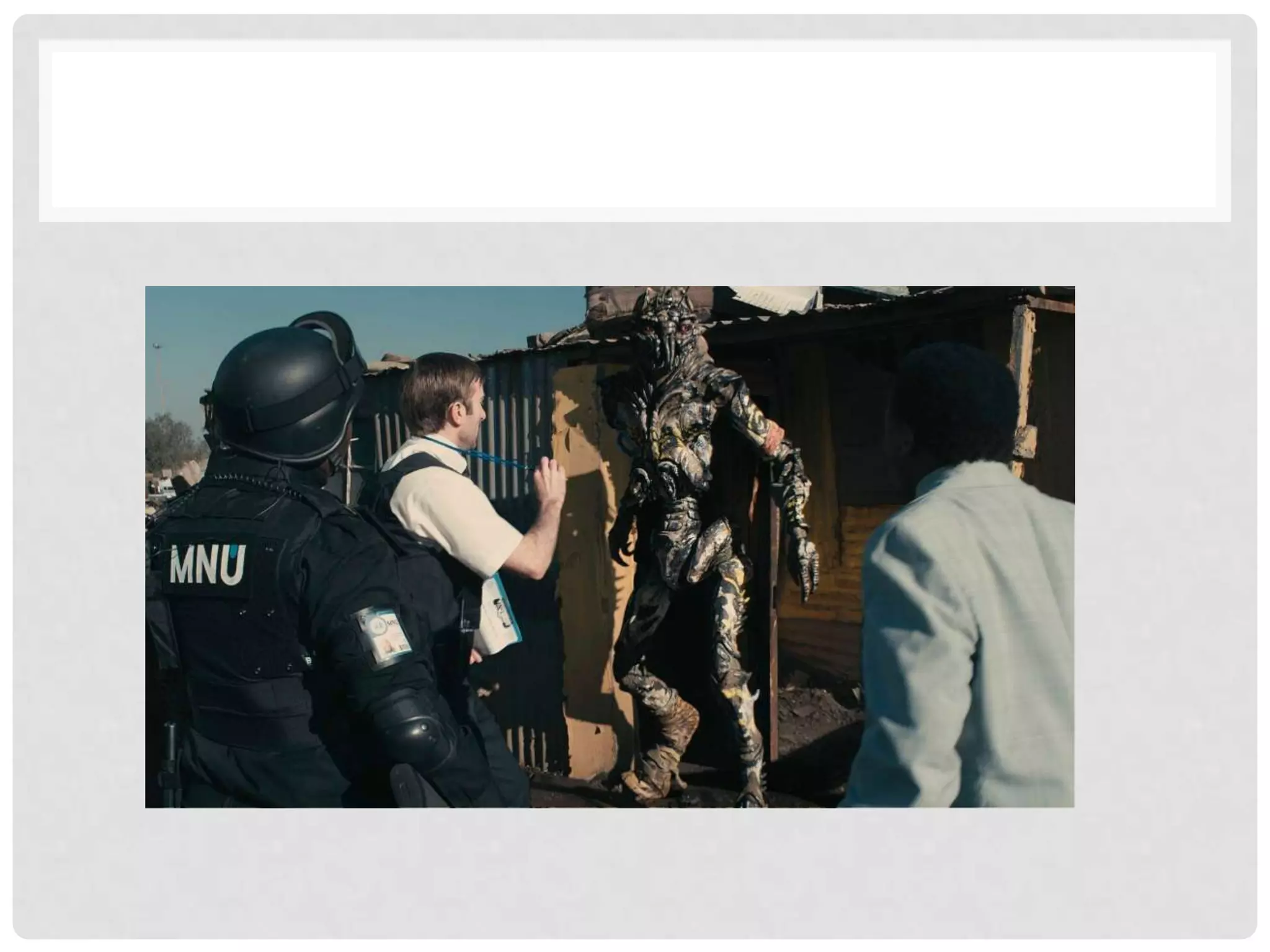 District 9 Film Study - Context + Theme | PPTX