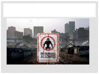 District 9 Film Study - Context + Theme | PPTX