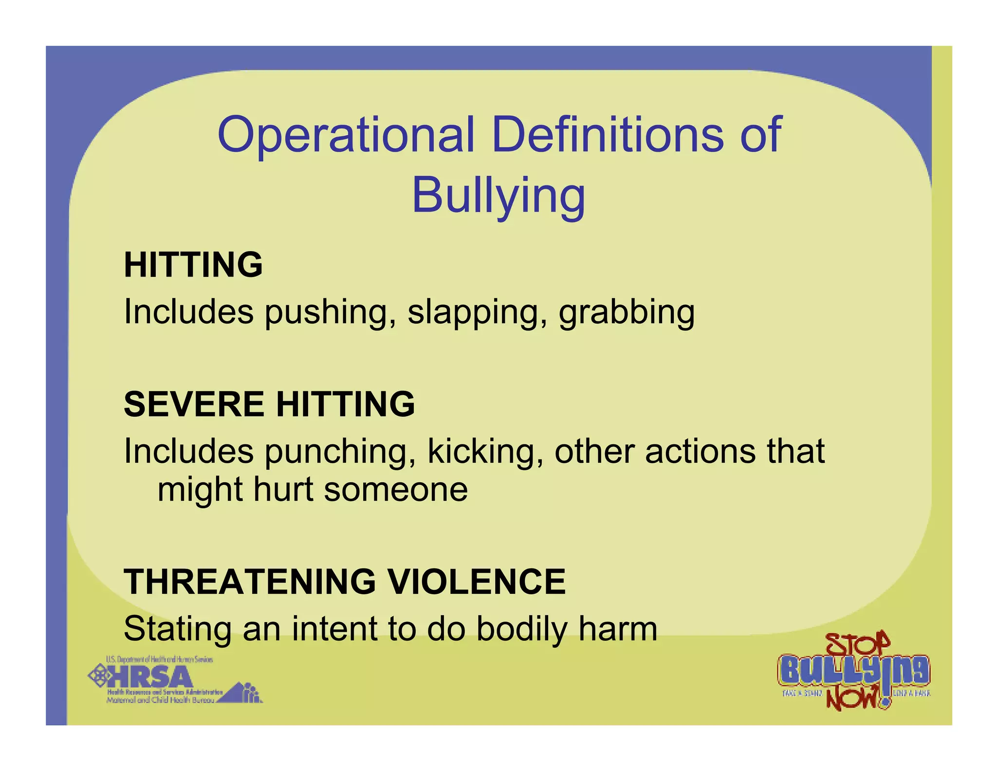 District anti bullying training | PDF