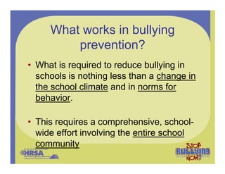 District anti bullying training | PDF