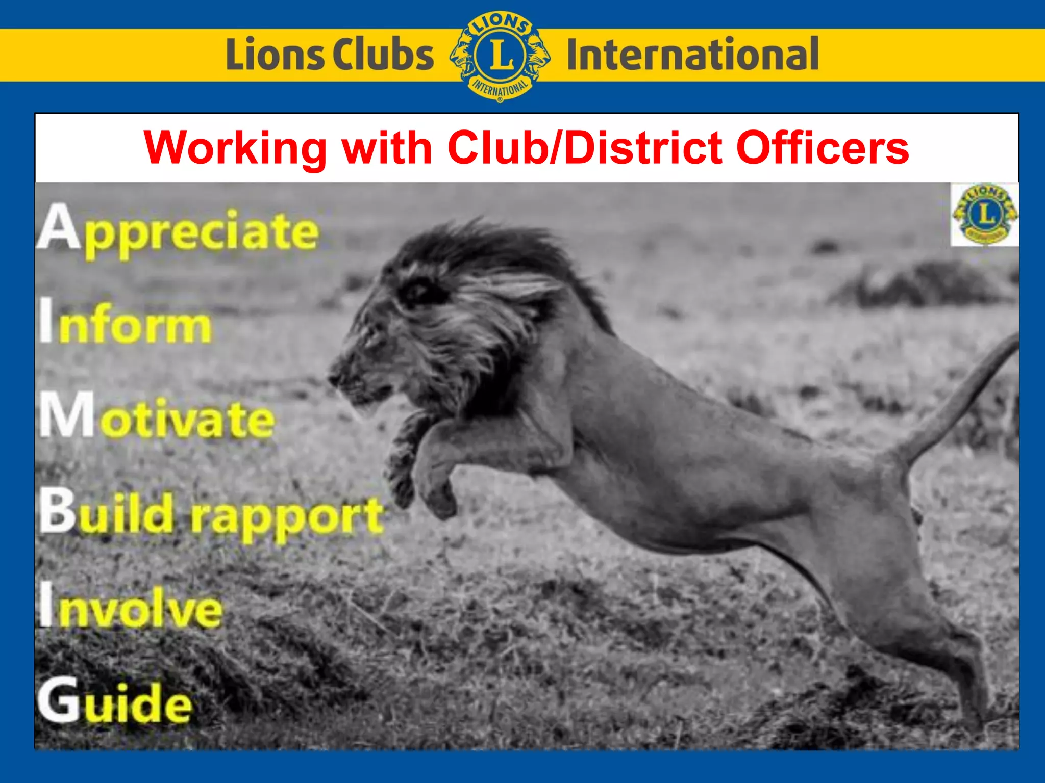 District cabinet treasurer role and responsibilities in lions clubs ...