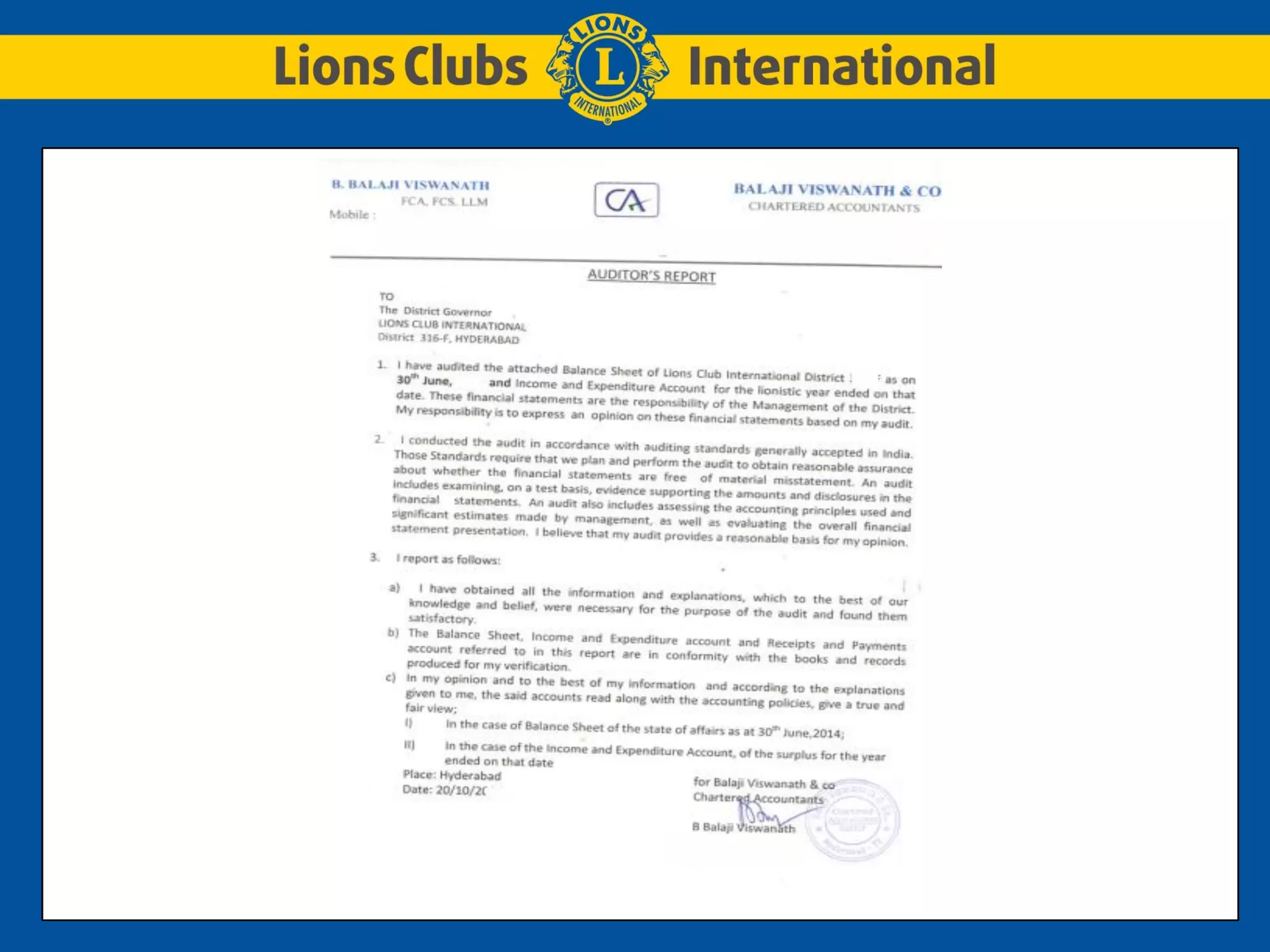 District cabinet treasurer role and responsibilities in lions clubs ...