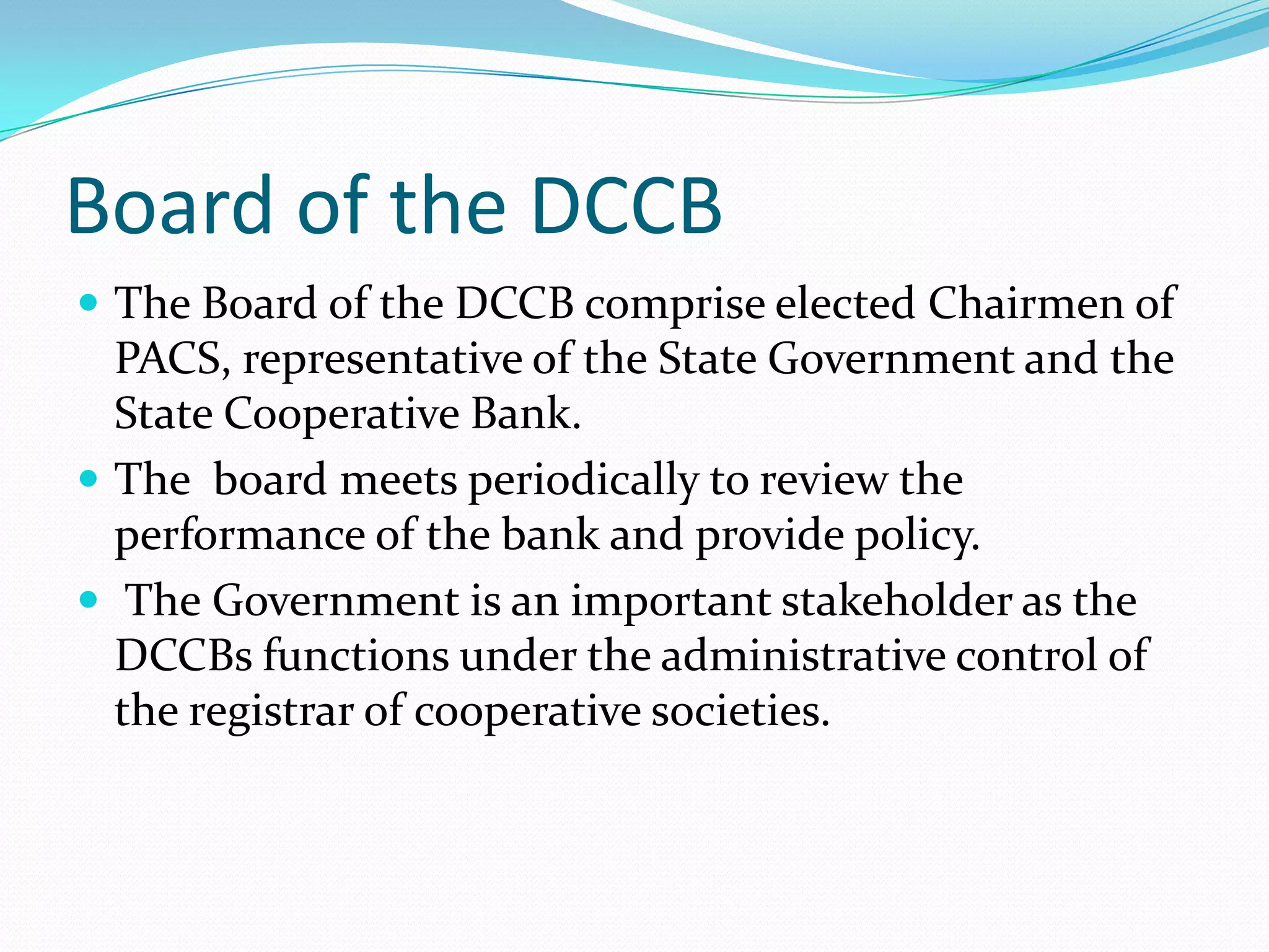 District central cooperative banks (dccb | PPTX