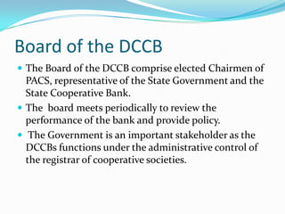District central cooperative banks (dccb | PPTX