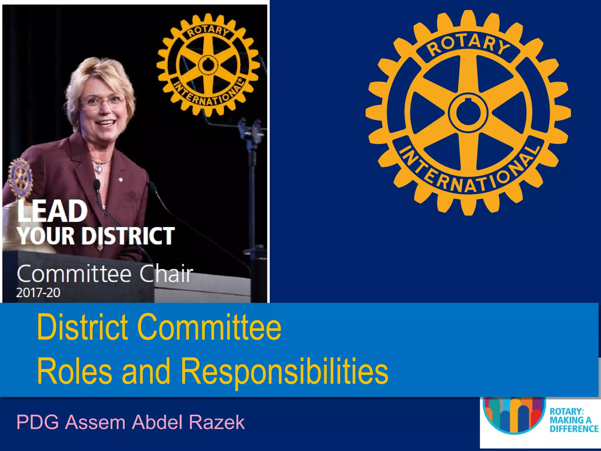 District committee roles and responsibilities | PPT