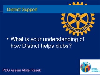 District committee roles and responsibilities | PPT