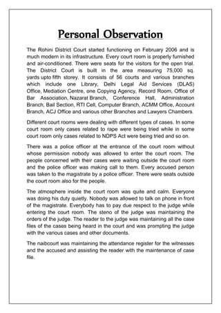 District court visit report | DOCX