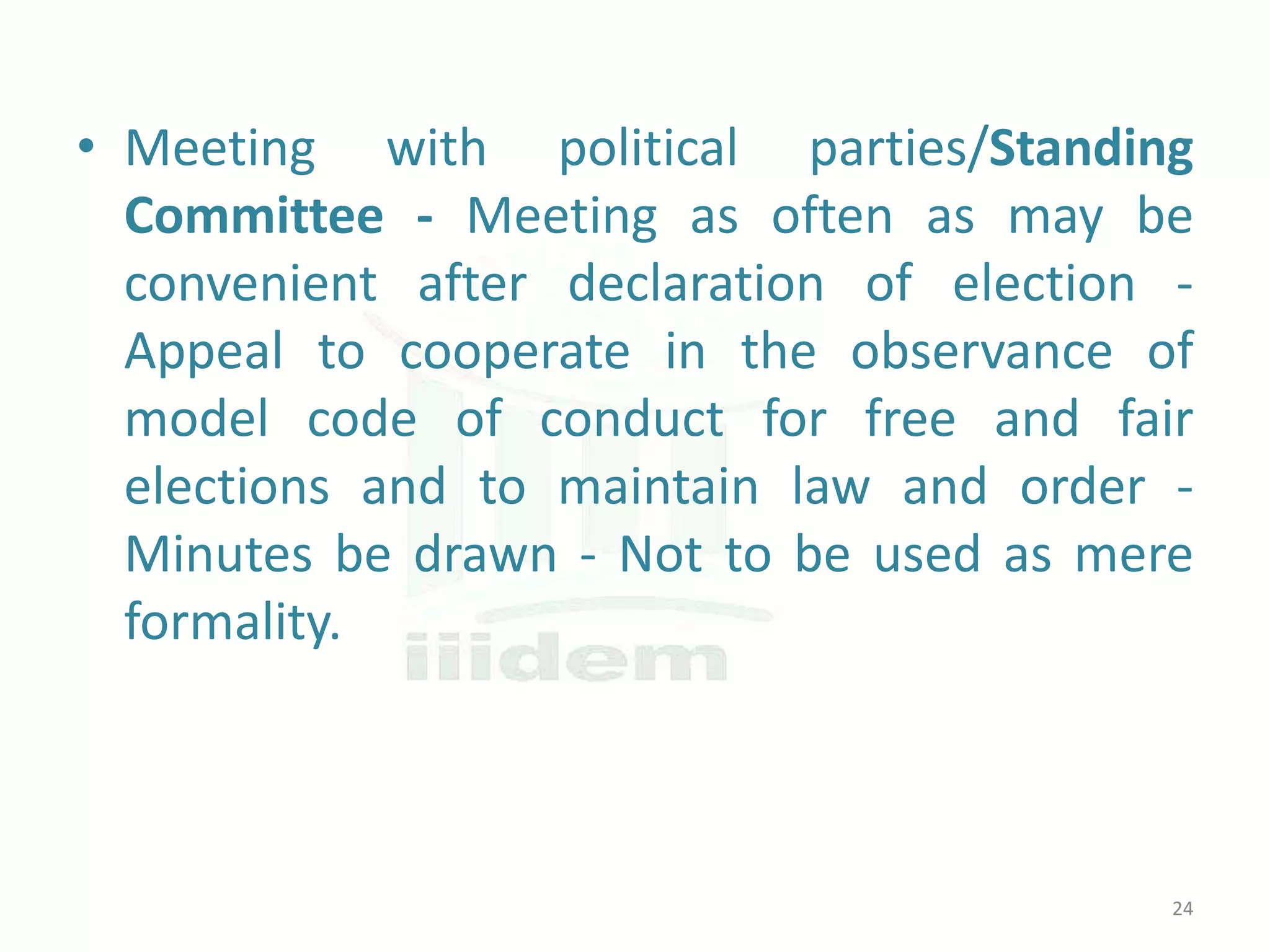 District election management plan-INDIA | PPTX