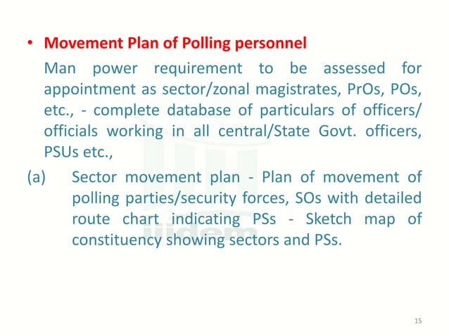 District election management plan-INDIA | PPTX | Elections | Politics