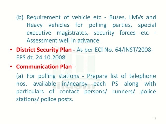 District election management plan-INDIA | PPTX | Elections | Politics