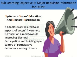 District election management plan-INDIA | PPTX